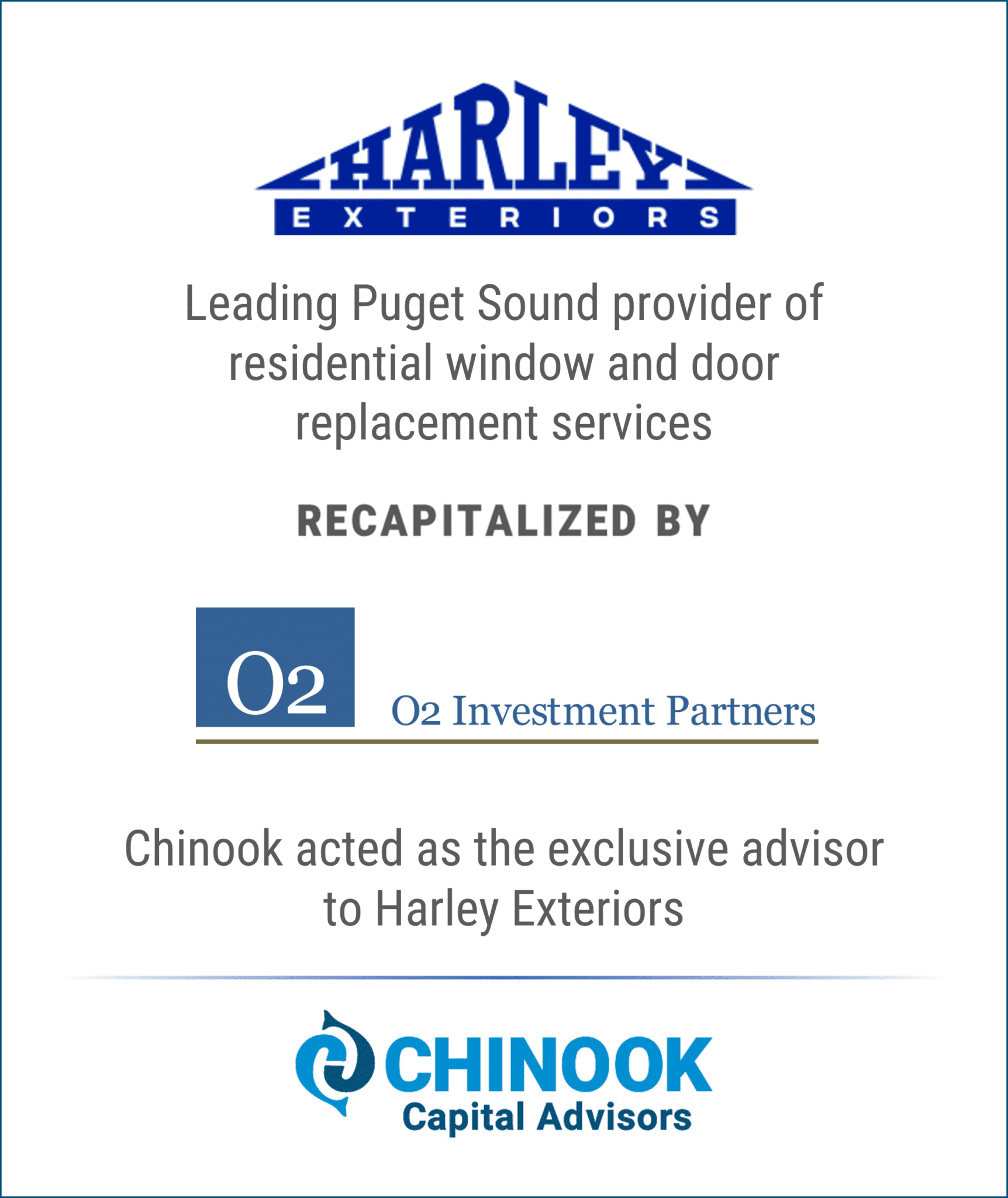 Harley Exteriors | Chinook Capital Advisors